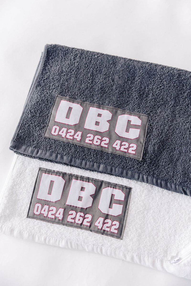 DBC Gym Towel – Dolly's Bootcamp